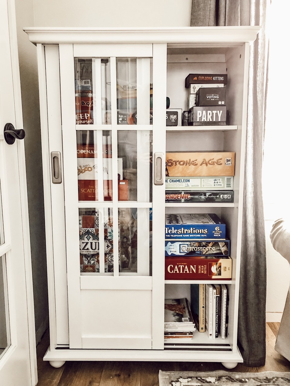 Organizing Board Games using Small Storage Cabinets with Wayfair.com ...