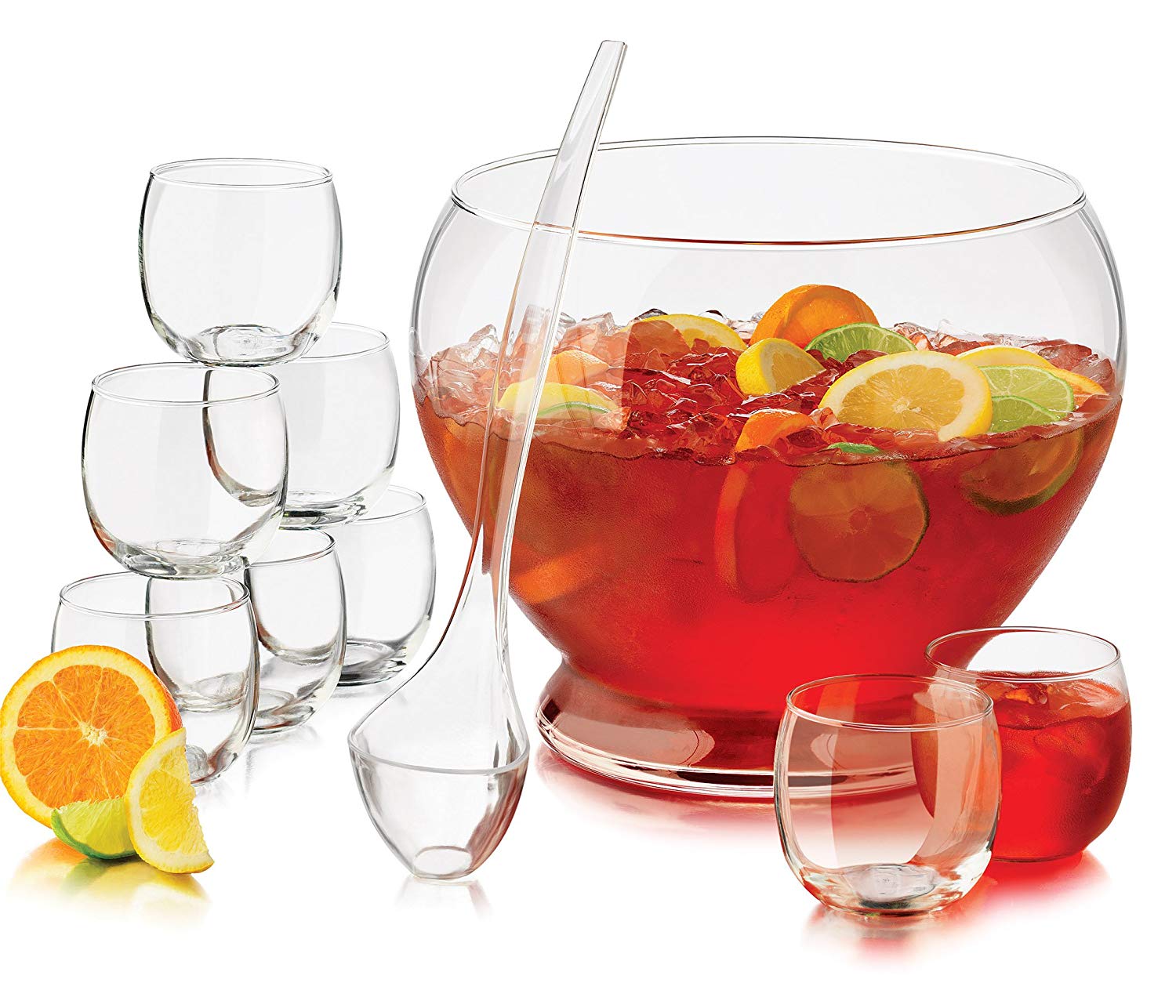 Simple and Festive Holiday Spiked Punch - Rain and Pine
