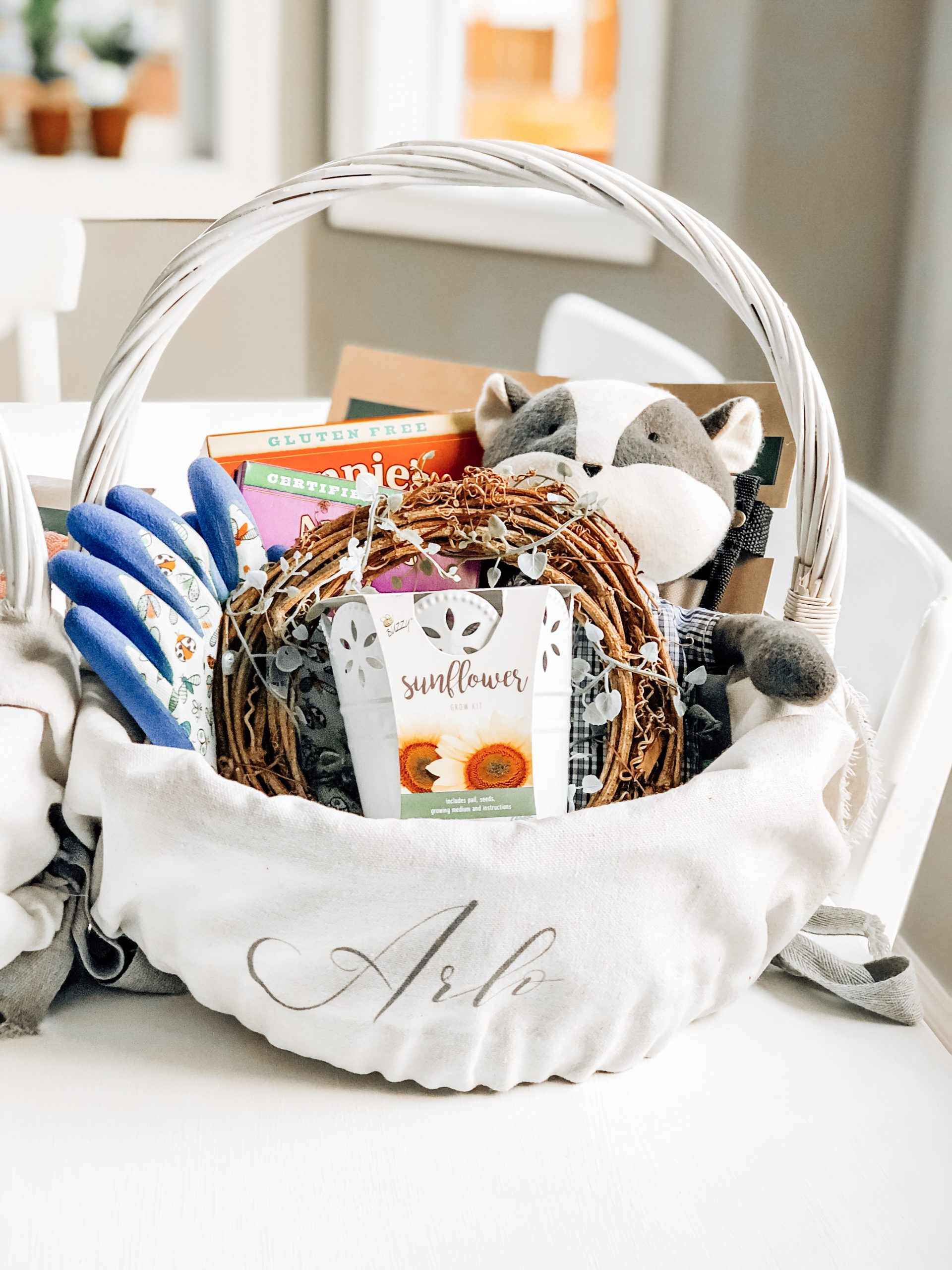 Spring Themed Easter Baskets with Gardening Supplies (Candy-Free ...