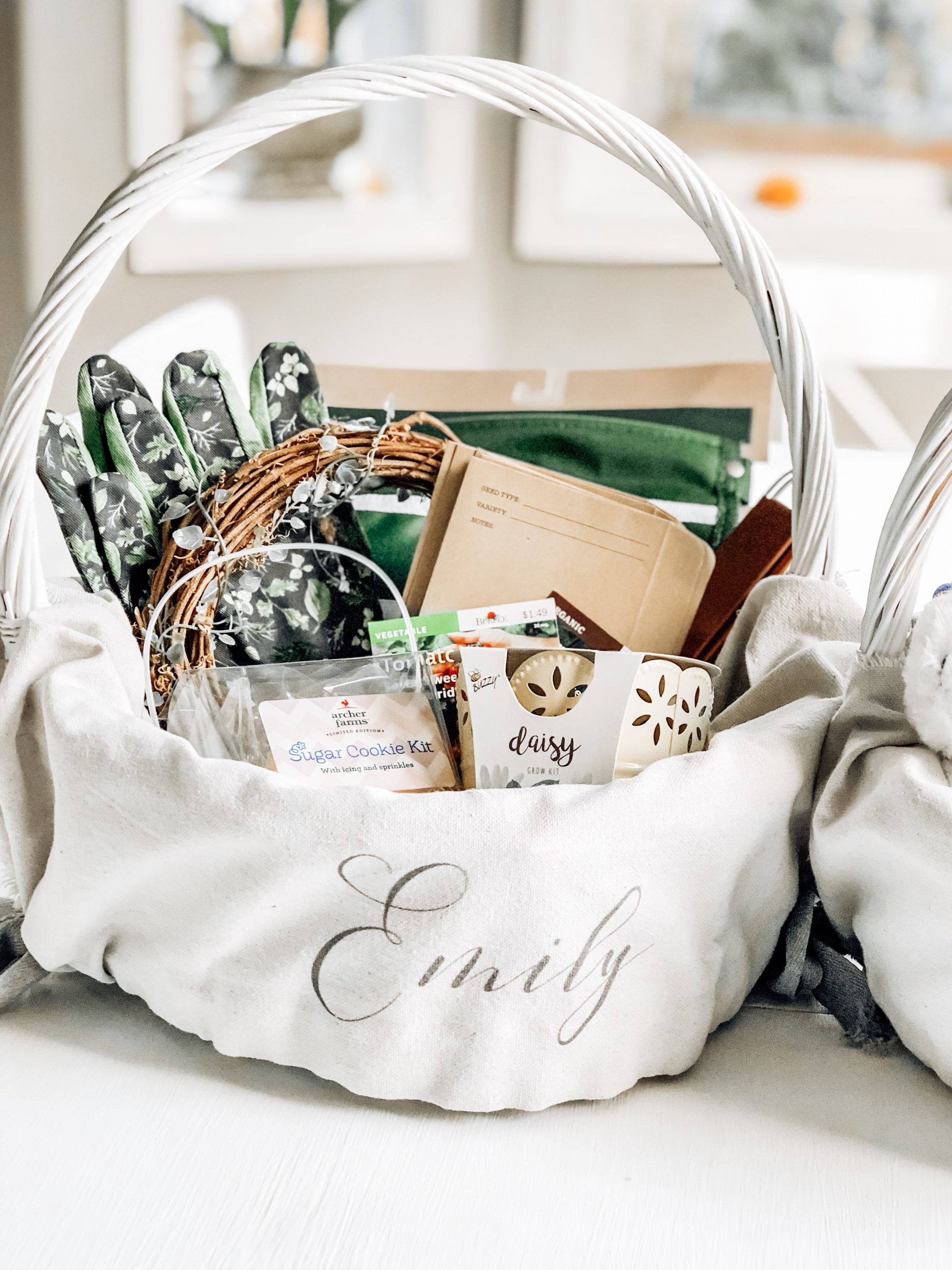 Spring Themed Easter Baskets with Gardening Supplies (Candy-Free ...