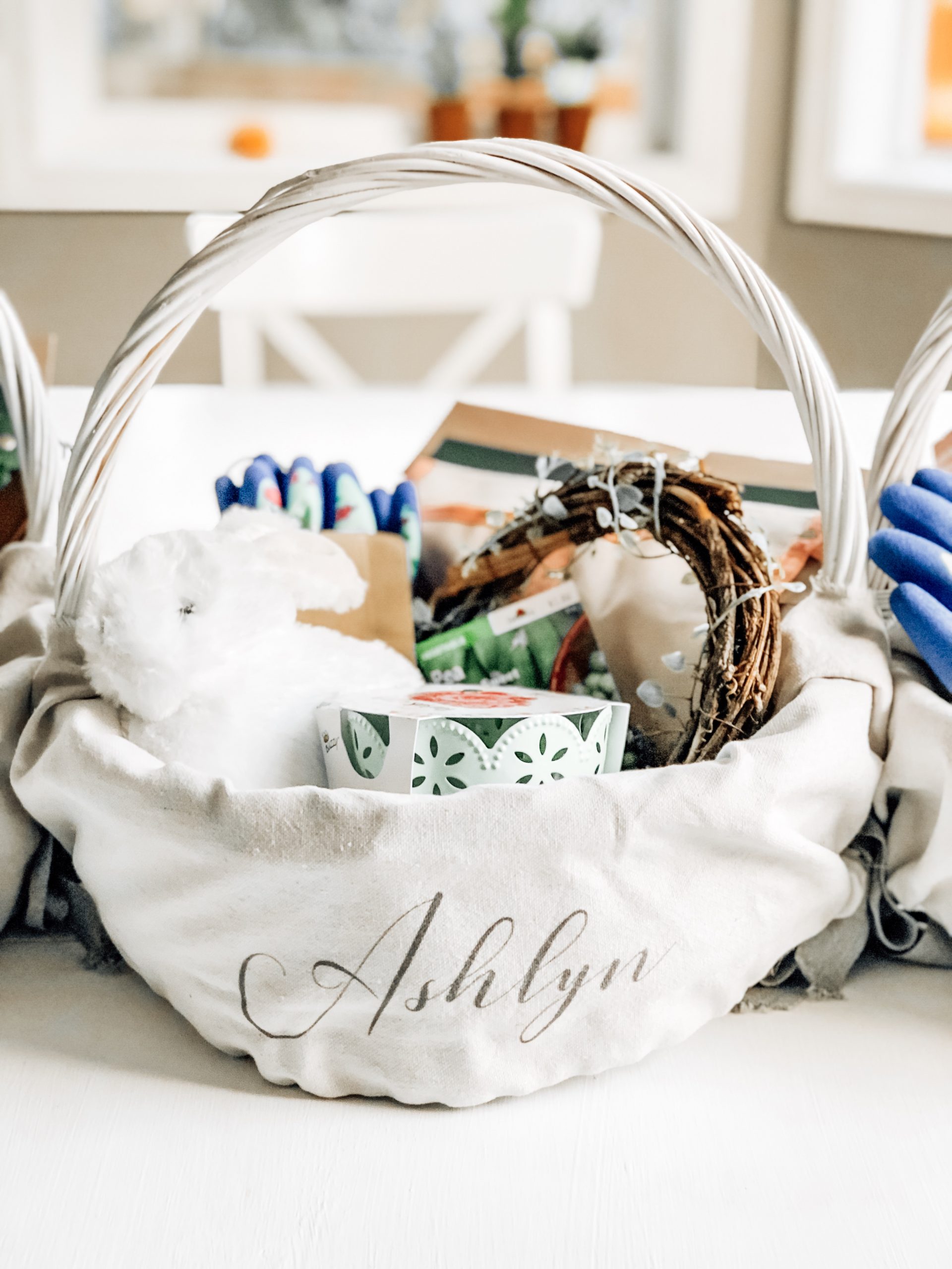 Spring Themed Easter Baskets with Gardening Supplies (Candy-Free ...
