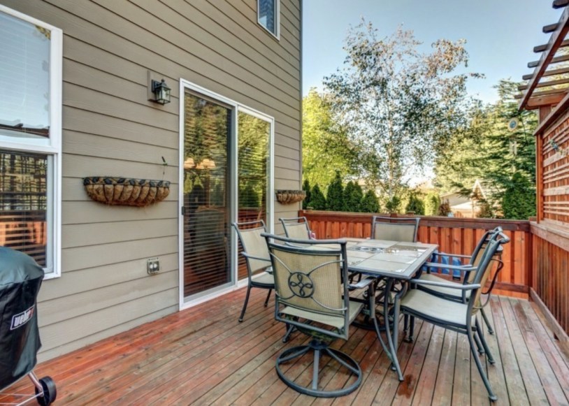 Our Small Suburban Backyard Overhaul with a Deck and Patio Combo and ...